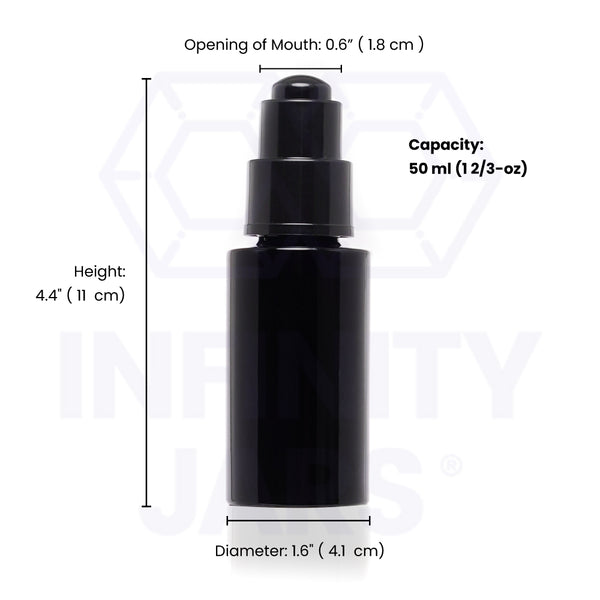 50 ml Glass Push Button Pipette Dropper Bottle – Infinity Jars