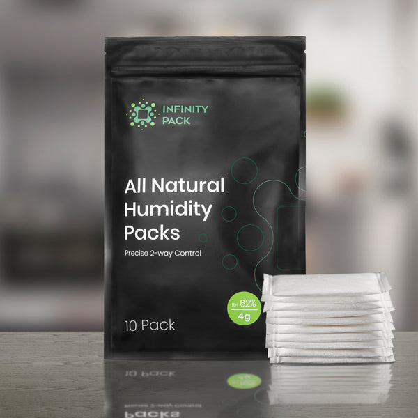 Infinity Pack 4g, 10 Pack, 62% RH - Infinity Jars